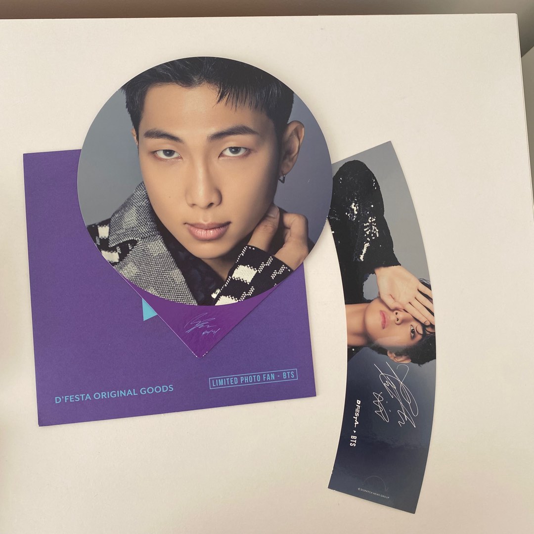 DFESTA BTS BGC Manila Cupsleeve and Random pull paper fan, Hobbies ...