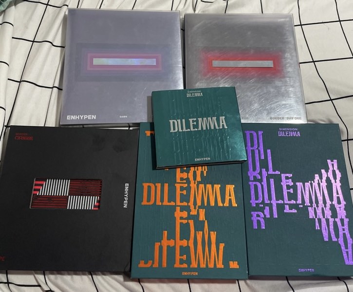 Enhypen Albums complete set with Photocards and Pre order benefits ...