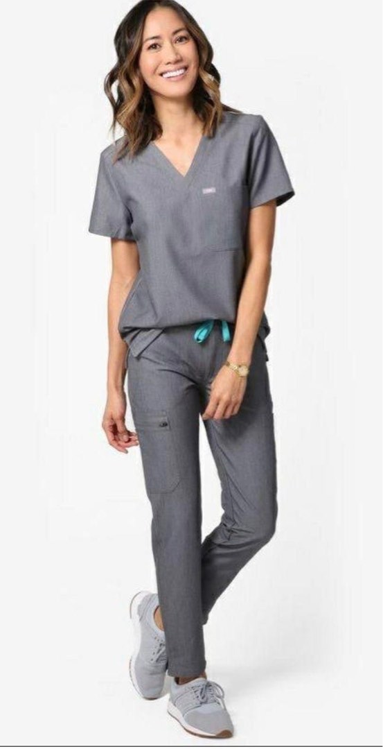 Figs Graphite Scrubs Set XS, Women's Fashion, Dresses & Sets, Sets or ...