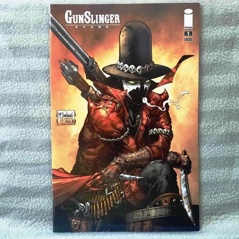 Gunslinger Spawn #1 Todd McFarlane Variant (Image Comics) Brett Booth (FIRST Issue), Hobbies ...