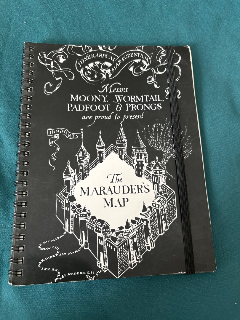 Harry Potter Spiral Notebook, Hobbies & Toys, Stationery & Craft ...