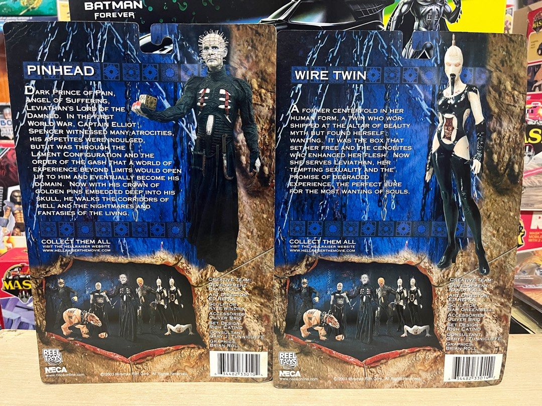 HELLRAISER SERIES ONE SET OF PINHEAD & WIRE TWIN (Neca Toys, 2003 ...