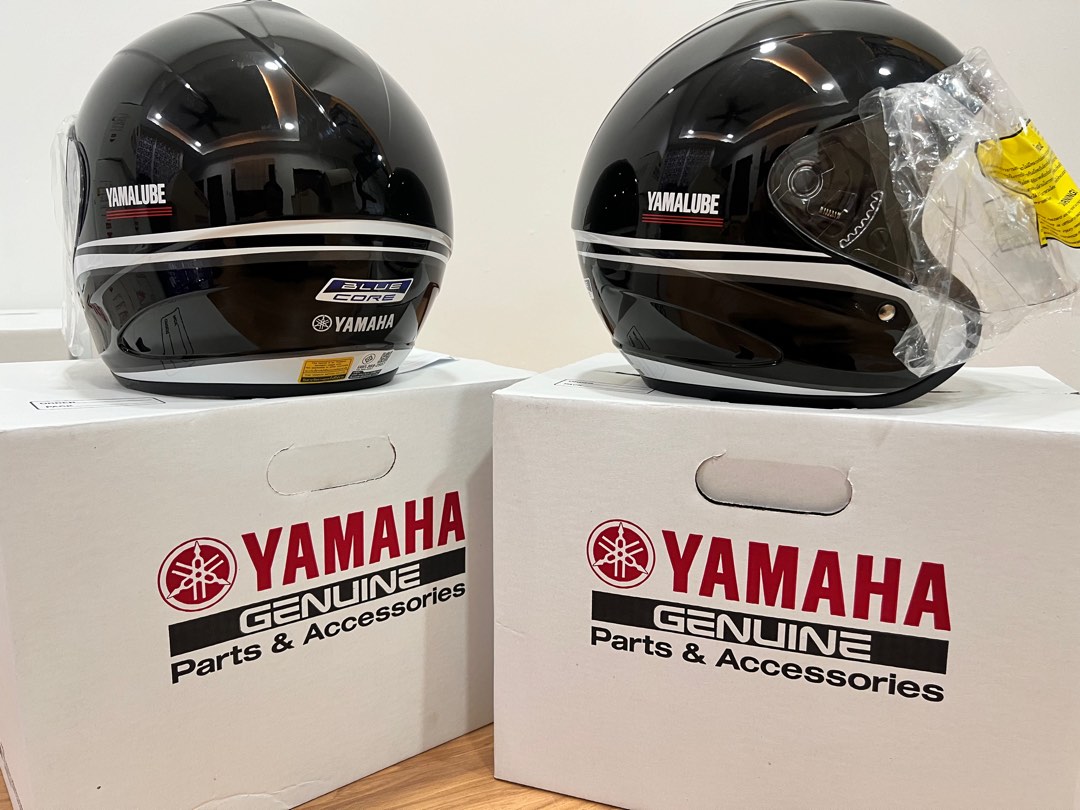 Helmets Yamaha Thailand V3 ( Hitam ), Motorbikes on Carousell