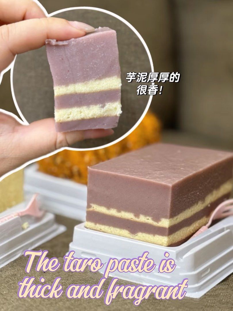 Home Bake Taro Cake, Food & Drinks, Homemade Bakes on Carousell
