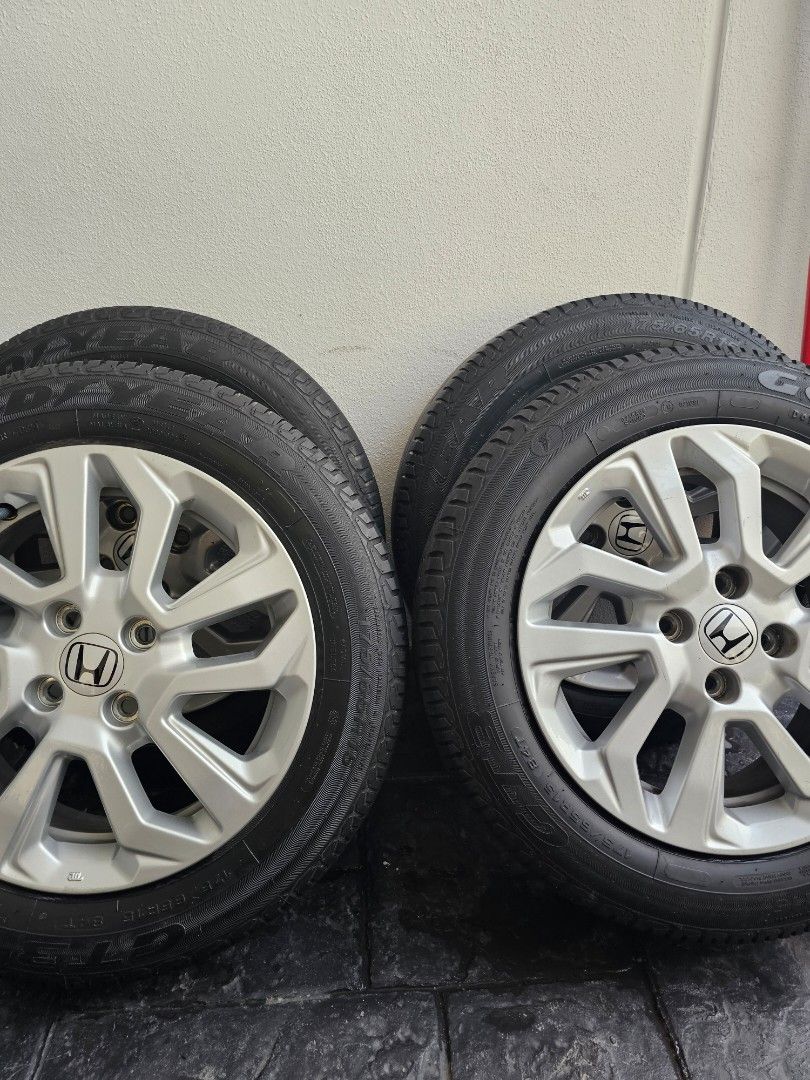 Honda Jazz Rim + Tayar, Auto Accessories on Carousell