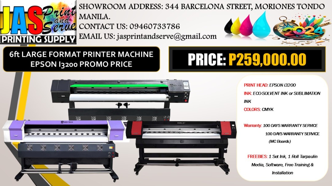 i3200 6ft Sublimation Printer Machine/Eco-solvent printer machine ...