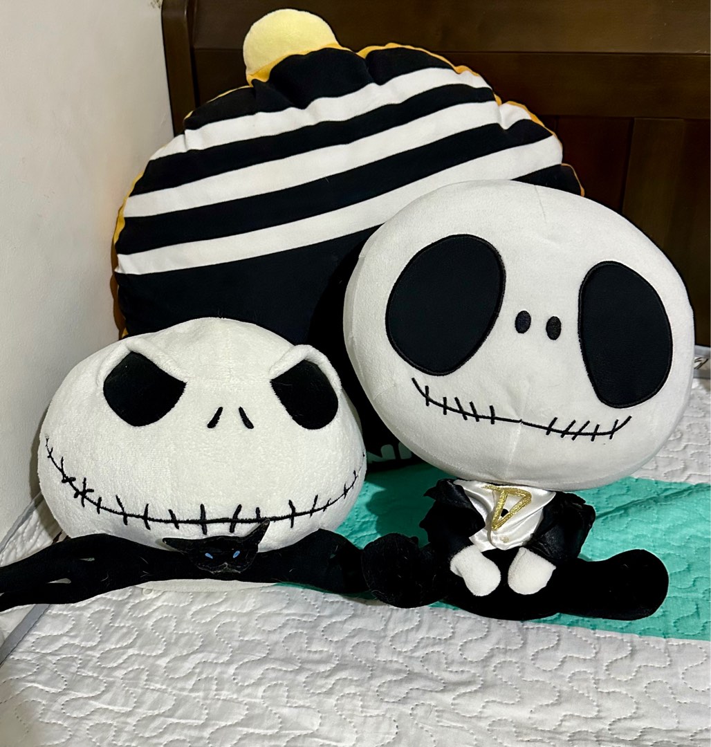 Jack Skellington plushies, Hobbies & Toys, Toys & Games on Carousell