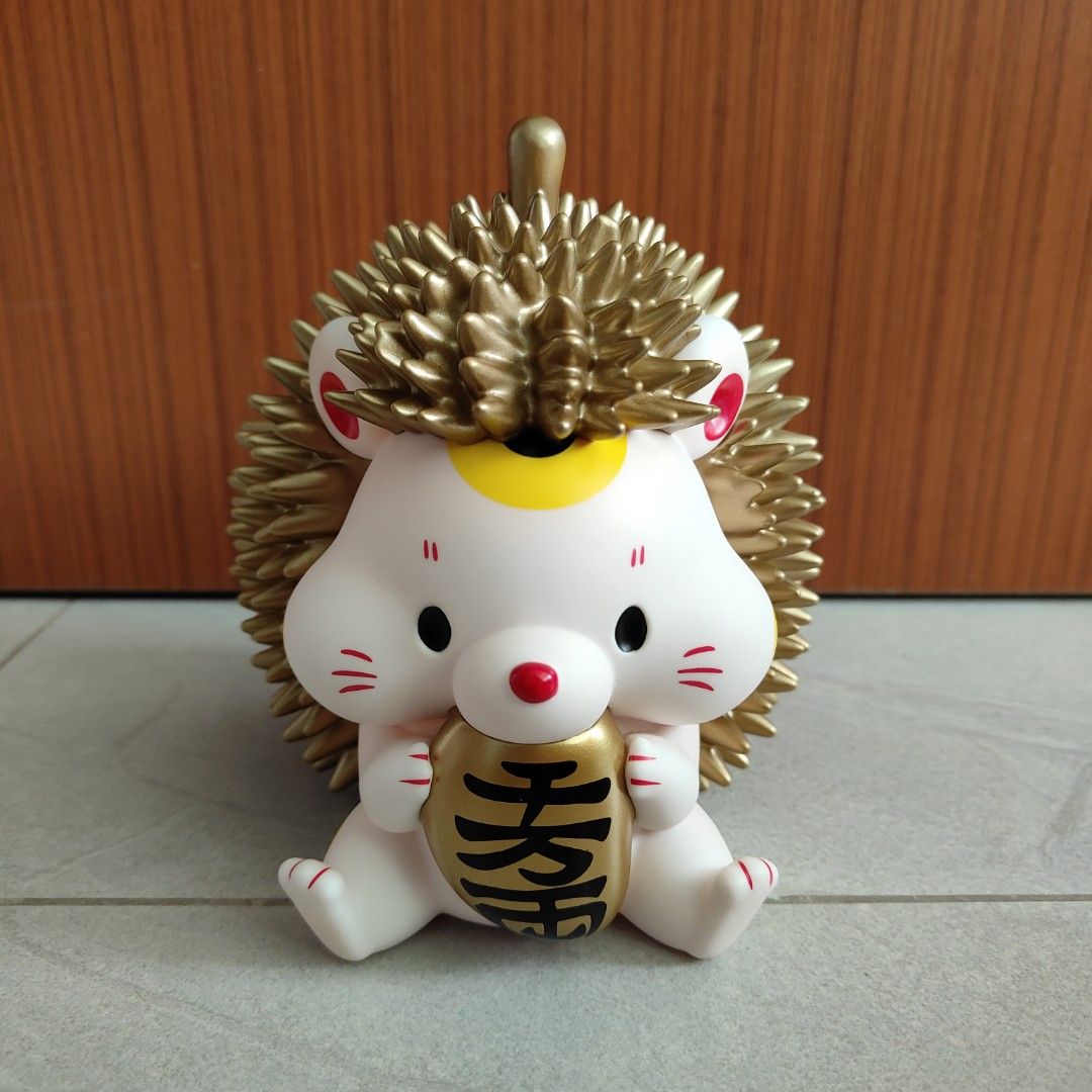 Jinart Cute 250% Durian Hedgehog rainbow designer toy sofubi sofuvi art ...