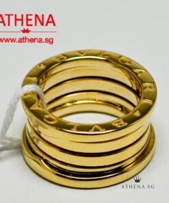 JW_WR_205 18K YELLOW GOLD BVLGARI B.ZERO 3 TIER RING 9.72GRAMS (SIZE 49 ...