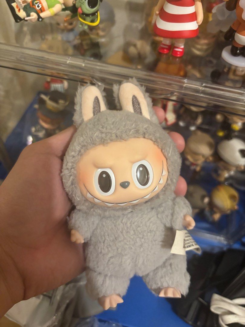 Labubu The Monsters V1 Tasty Macarons (Sesame) (gray), Hobbies & Toys ...