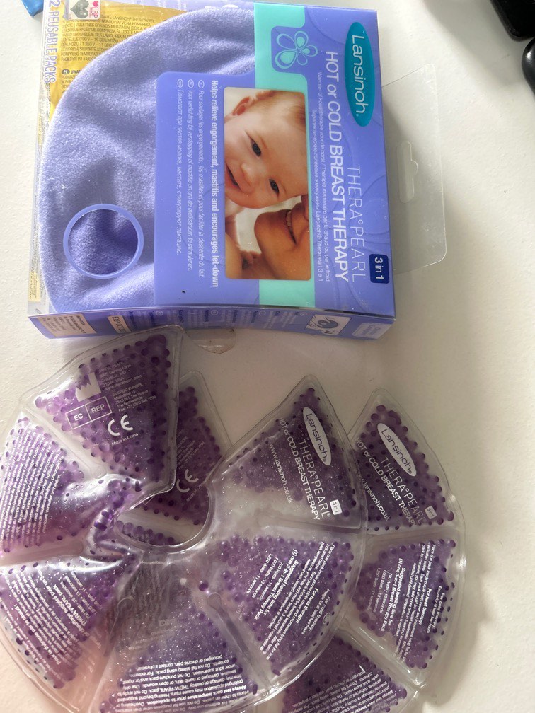 Bless! Lansinoh Thera pearl hot/cold breast therapy, Babies & Kids ...