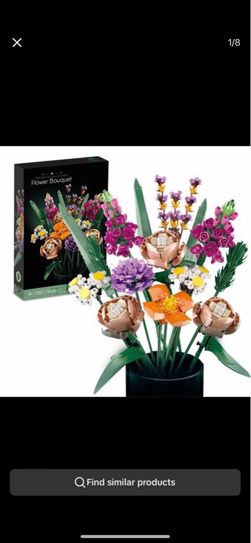 LEGO BUNGA TIKTOK, Hobbies & Toys, Toys & Games on Carousell