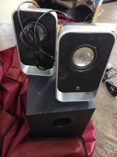 Logitech LS21 2.1 Stereo Speaker System, Audio, Soundbars, Speakers & Amplifiers on Carousell