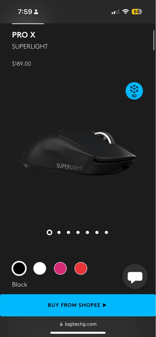 Logitech Superlight Pro X Gaming Mouse, Computers & Tech, Parts ...