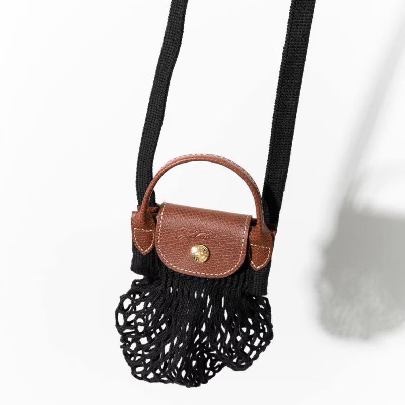 Longchamp Mini Fillet Sling Bag Black, Barang Mewah, Tas & Dompet di ...