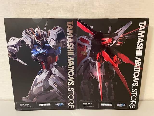 Metal build Gundam strike Heliopolis version + aile striker pack ...