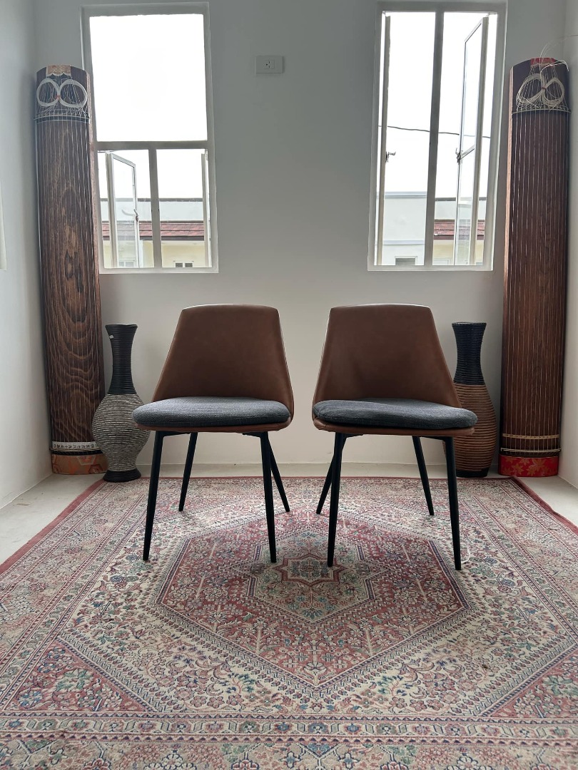 AZUMAYA PC-362LBR-X2 Afable Chair | Mid-Century Modern Accent Chairs ...