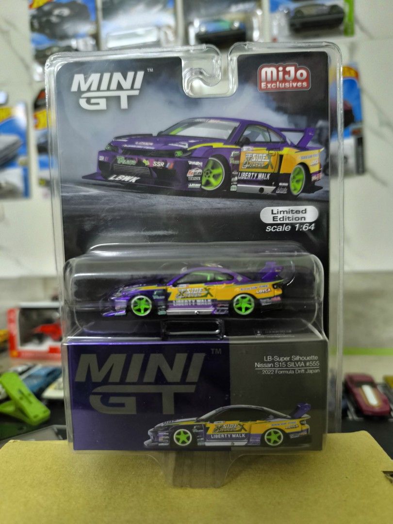 Mini GT Nissan Silvia s15 LBWK, Hobbies & Toys, Toys & Games on Carousell