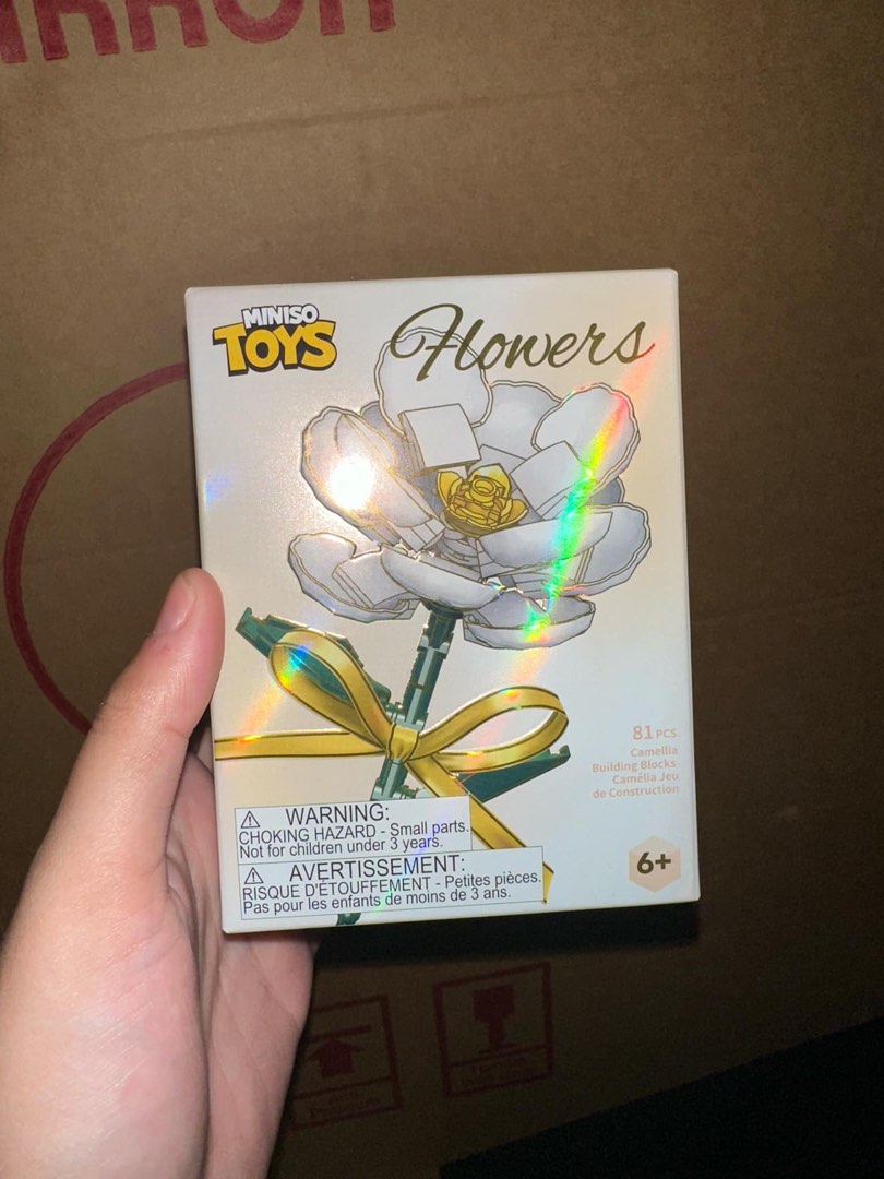 Miniso Toys: Flower (Camellia), Hobbies & Toys, Toys & Games on Carousell