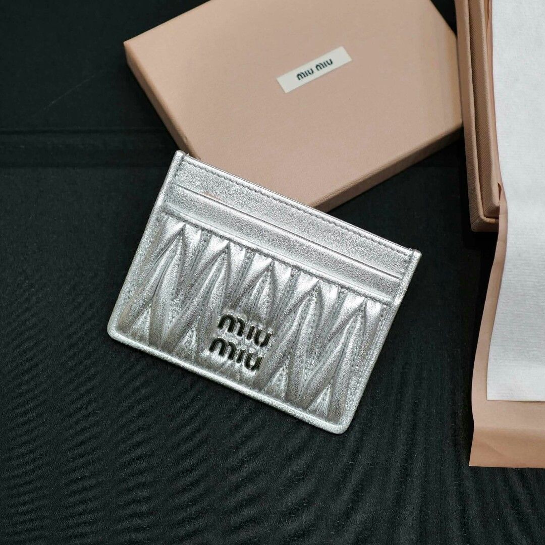 Miu Miu card holder, Luxury, Accessories on Carousell
