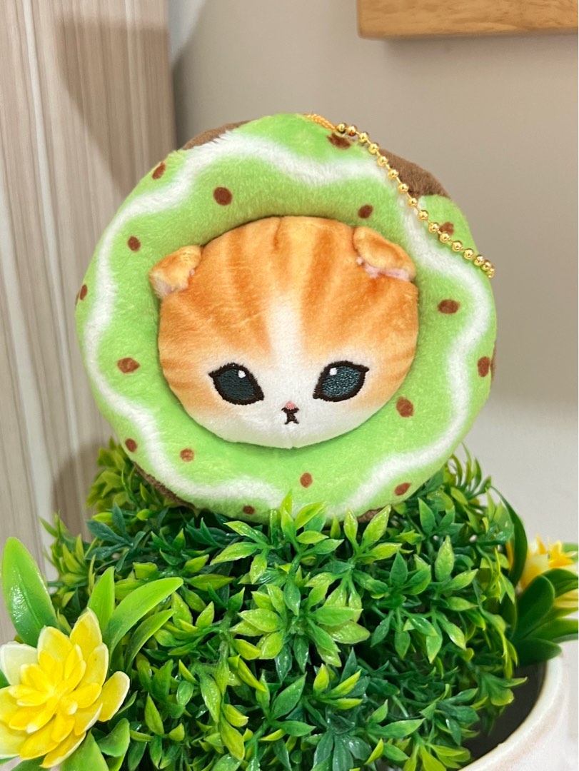 Mofusand Green Donut Plush Keychain, Hobbies & Toys, Toys & Games on ...