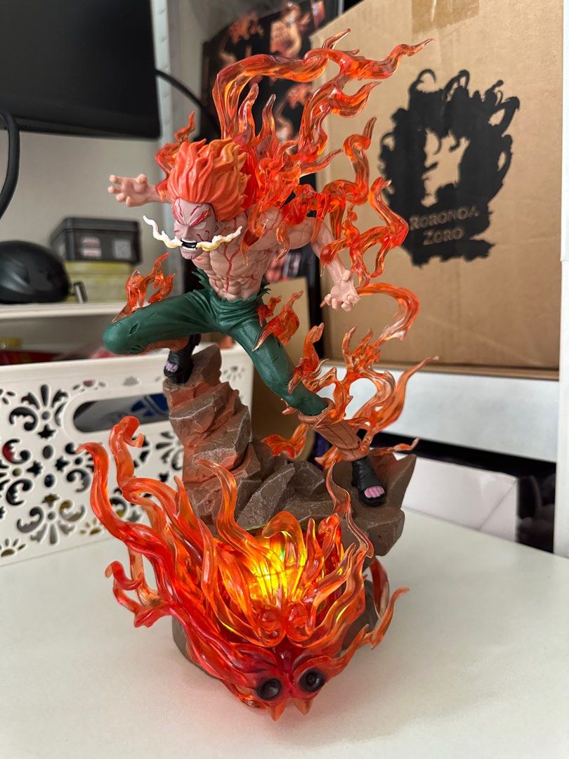 Naruto Might Guy Eight Gate with Light Action Figure (28cm), Hobbies ...