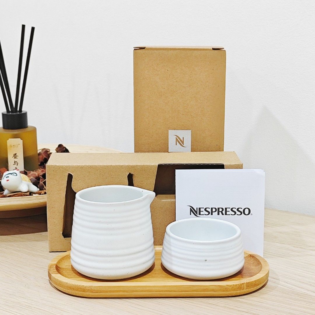 Nespresso Stoneware Serving Set, Furniture & Home Living, Kitchenware ...
