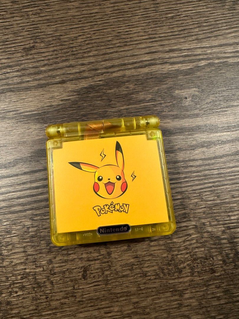 Nintendo Gameboy Advance SP Custom Pikachu Edition ( Refurbished with ...