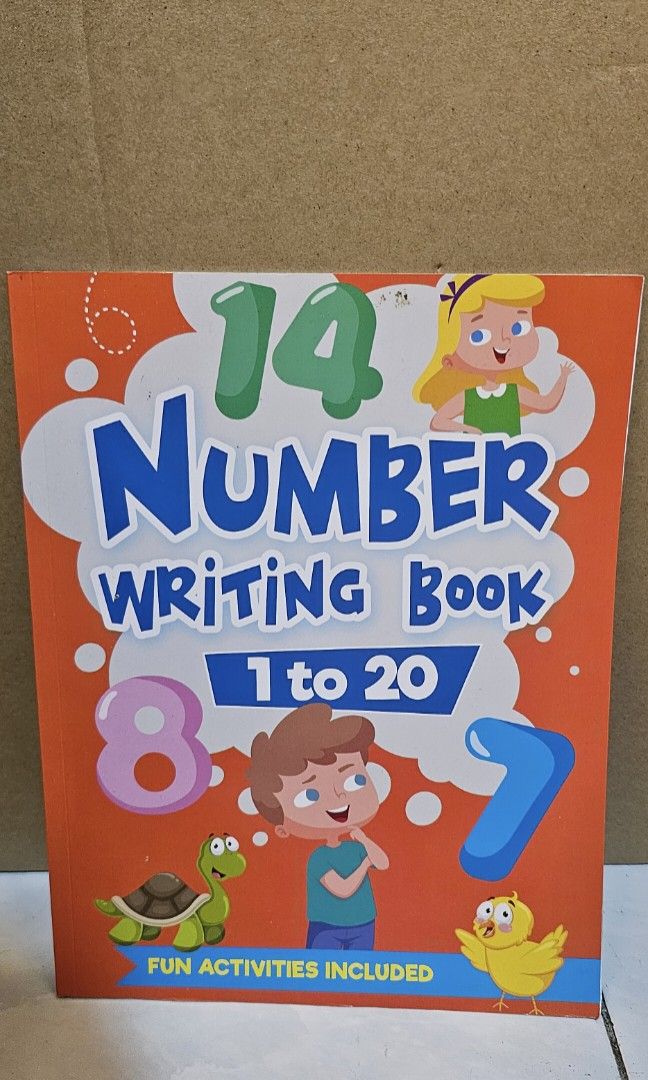 NUMBER WRITING BOOK 1 TO 20, Hobbies & Toys, Books & Magazines ...