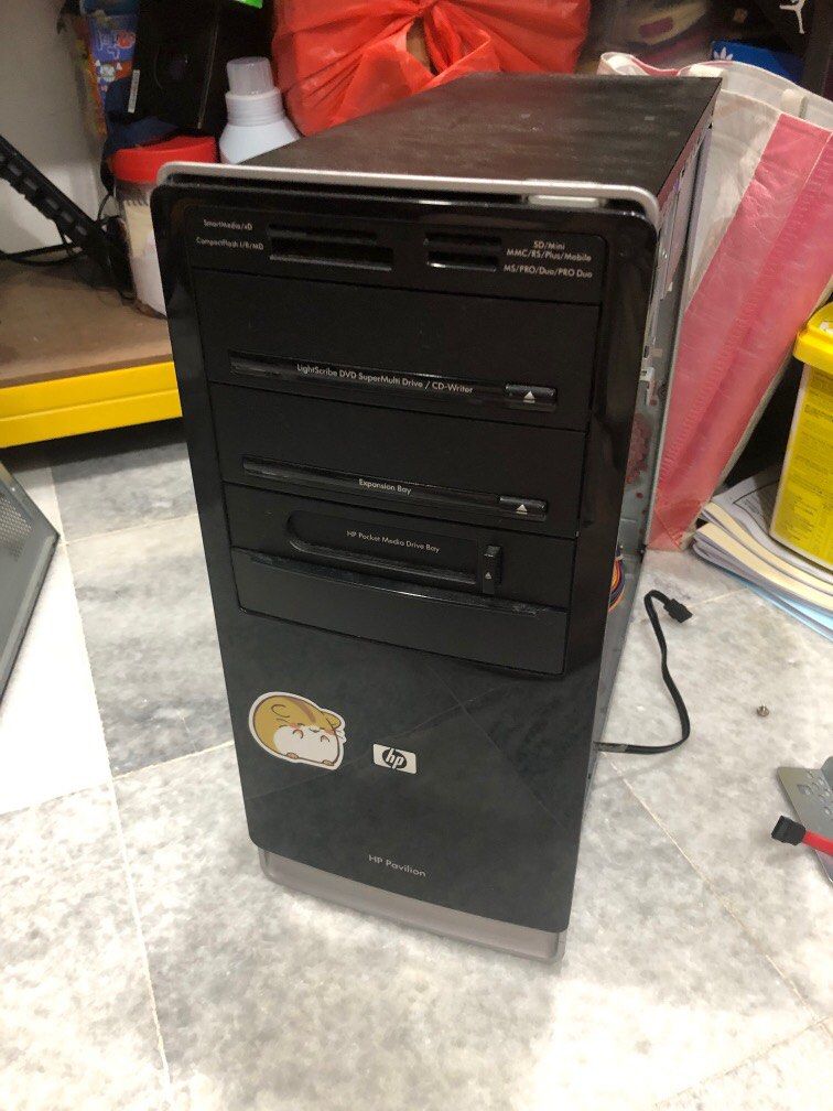 Old pc case with some parts, Computers & Tech, Desktops on Carousell