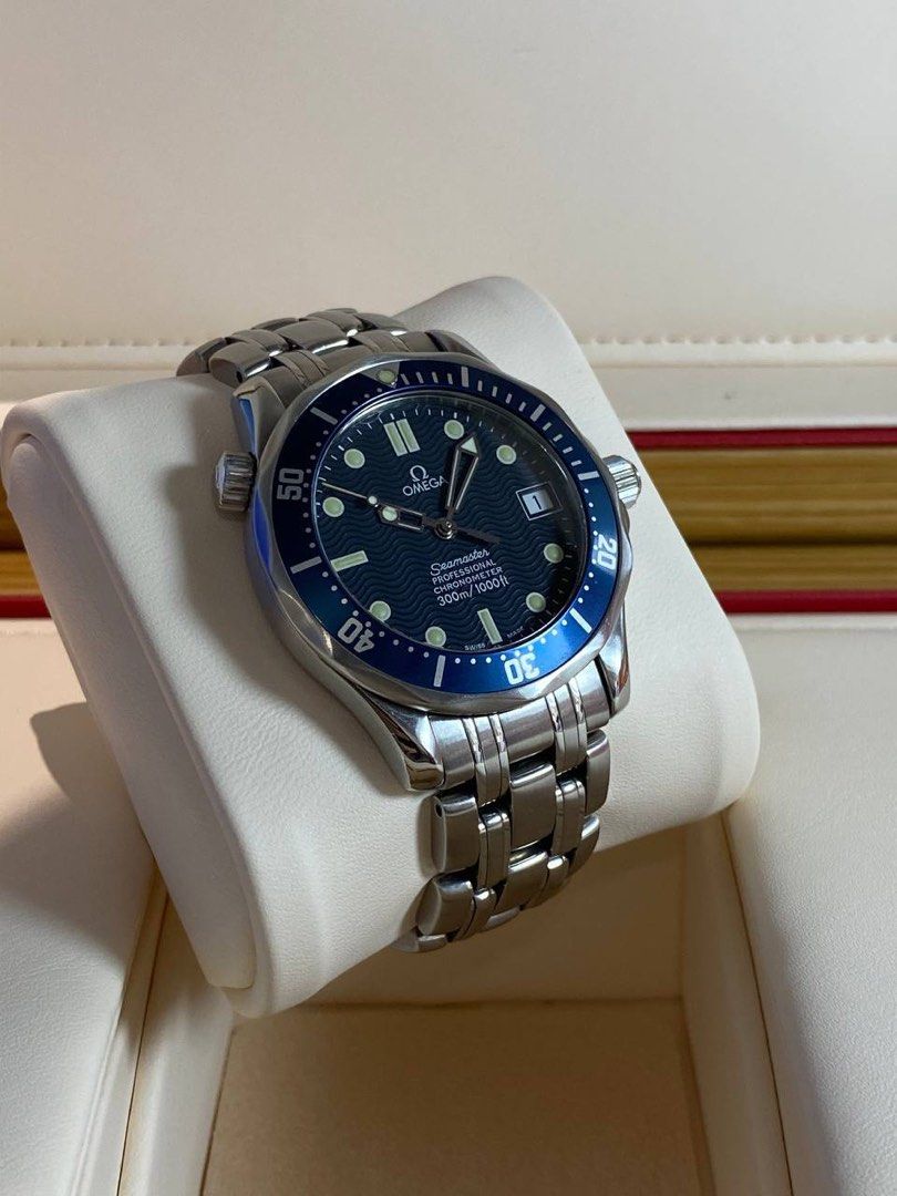 Omega Seamaster 300M Blue Dial Used | Full set 2002, Luxury, Watches on ...