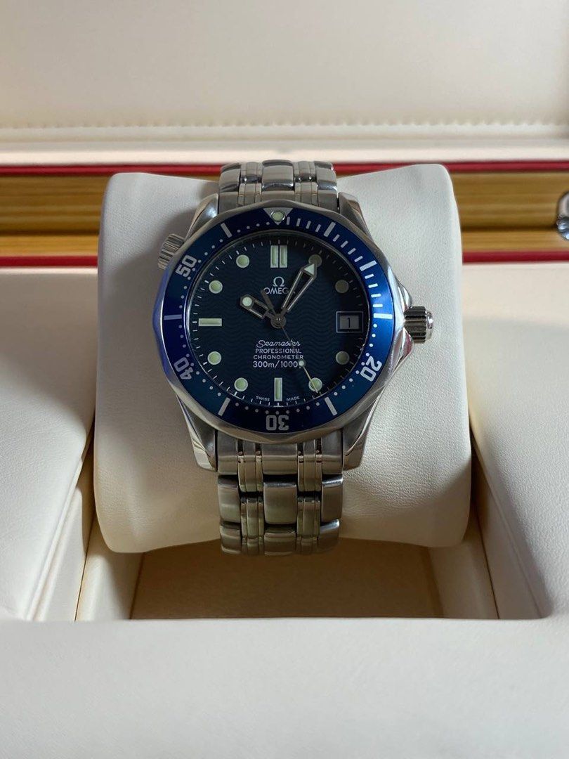 Omega Seamaster 300M Blue Dial Used | Full set 2002, Luxury, Watches on ...