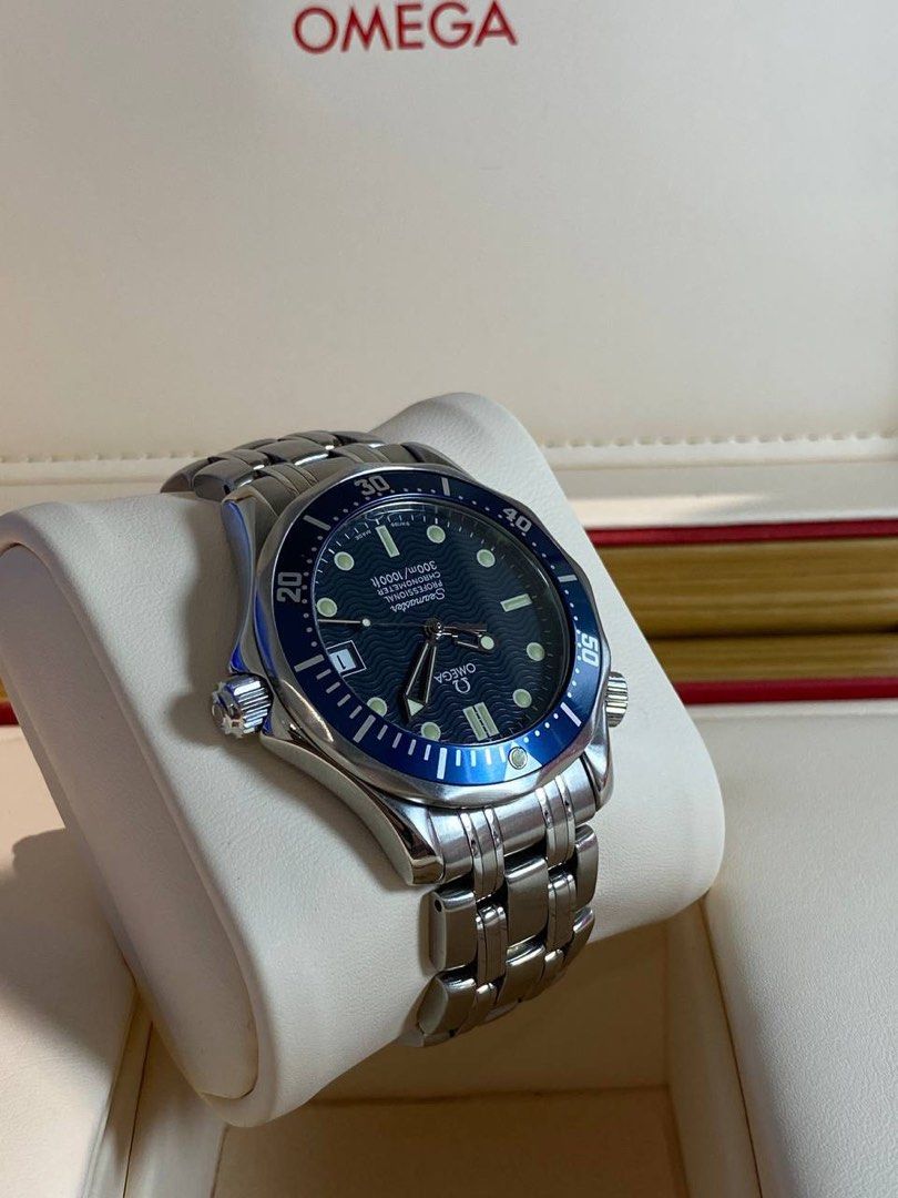 Omega Seamaster 300M Blue Dial Used | Full set 2002, Luxury, Watches on ...