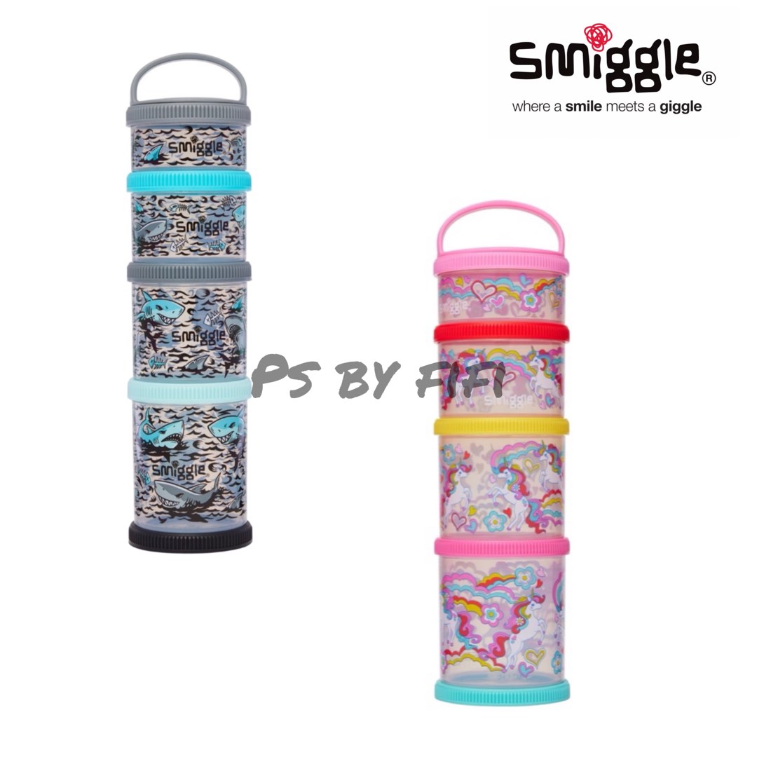 Original Smiggle 4in1 Snack Stack, Babies & Kids, Nursing & Feeding, Weaning & Toddler Feeding ...