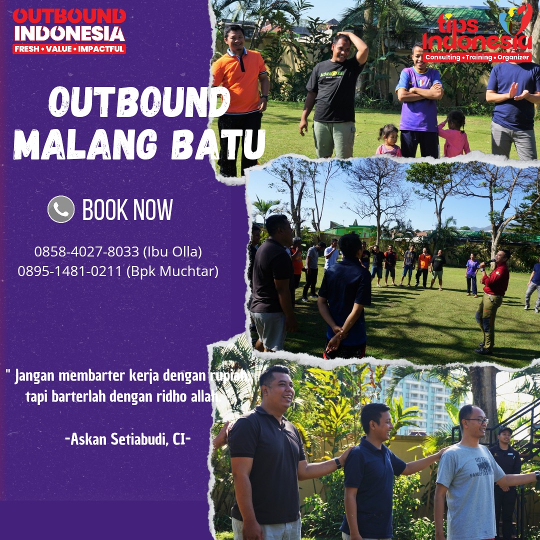 PAKET OUTBOUND TEAM KARYAWAN MALANG BATU | TIPS INDONESIA, Jasa ...