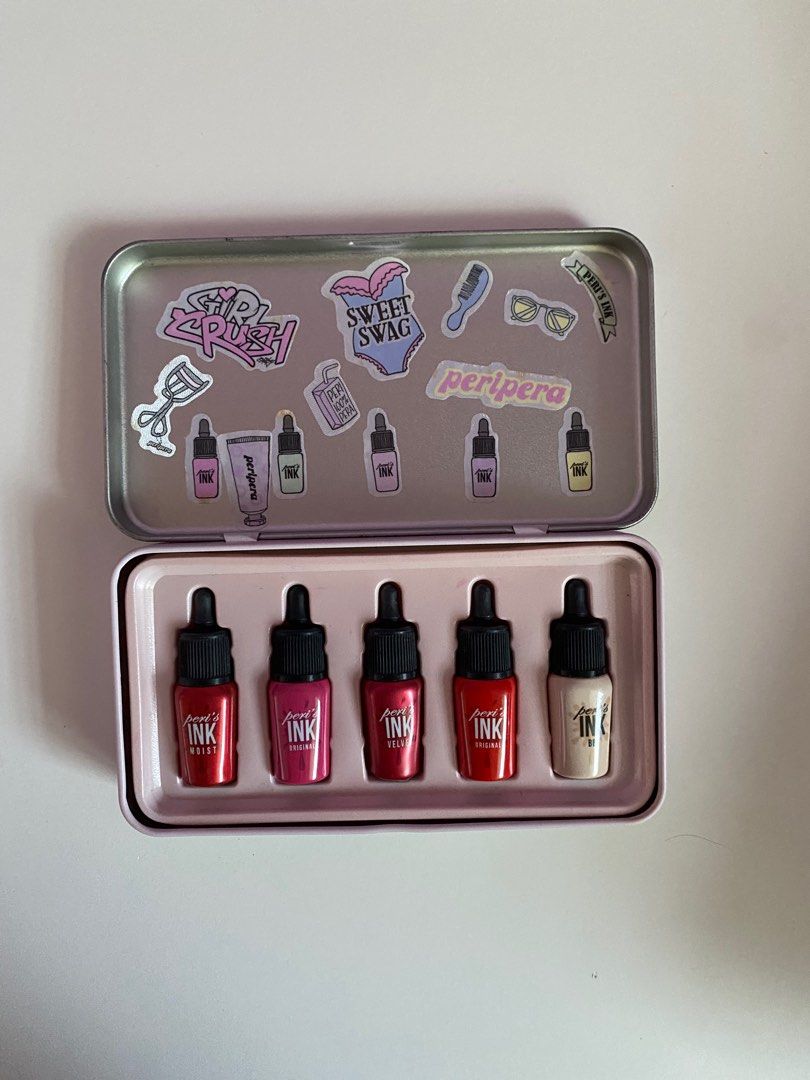 PERIPERA PERI'S INK MINIMINI SET BOX GIRLS CABINET PINK TRAVEL, Beauty ...