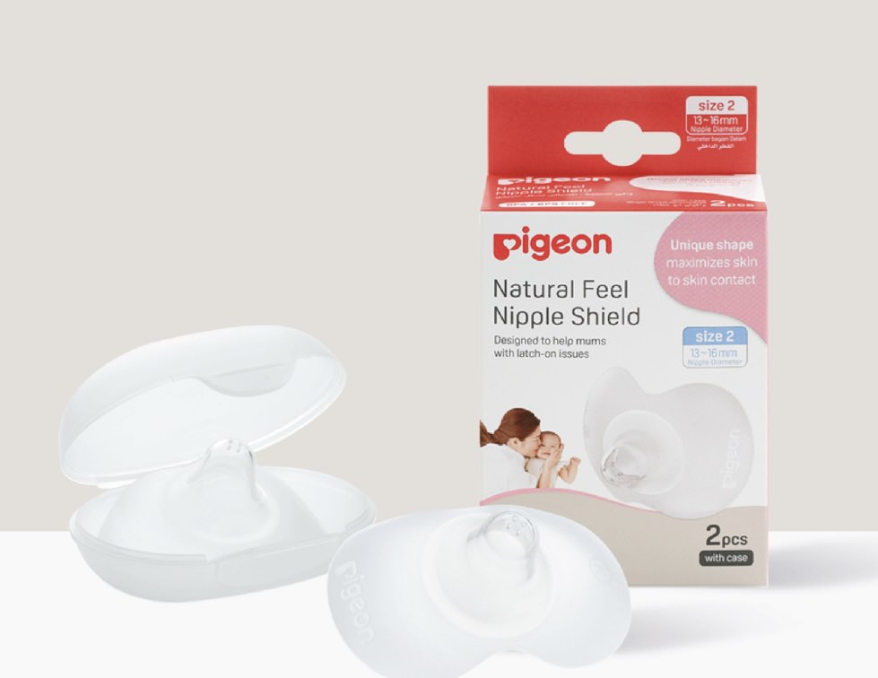 Pigeon Nipple Shield Protector for Breastfeeding, Babies & Kids ...
