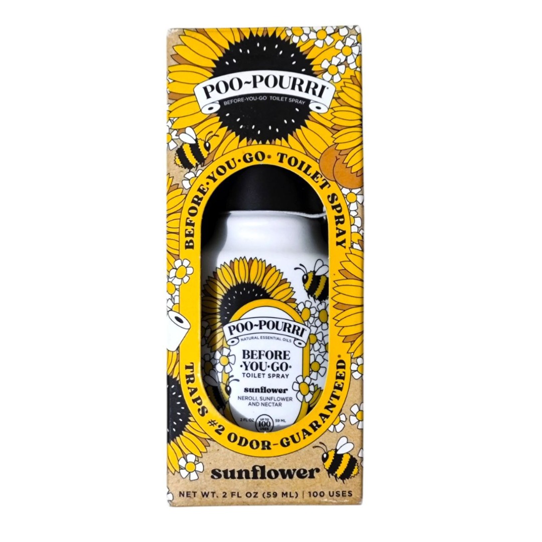Poo-Pourri Before-You-Go Toilet Spray - Sunflower Scent - Odor ...