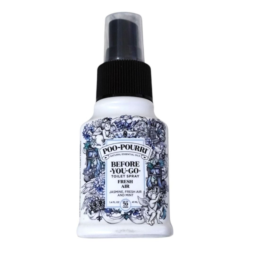 Poo-Pourri Before-You-Go Toilet Spray - Fresh Air Jasmine & Mint - Odor ...