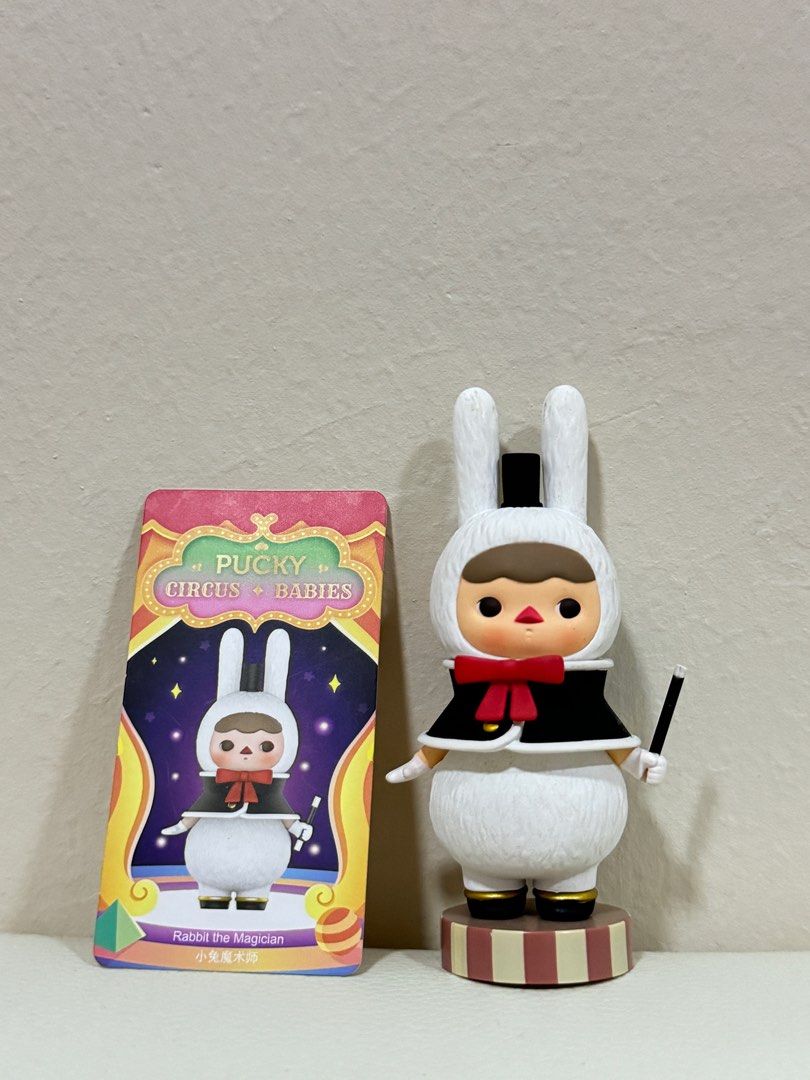 Popmart Pucky Circus Babies - Rabbit the Magician, Hobbies & Toys, Toys ...