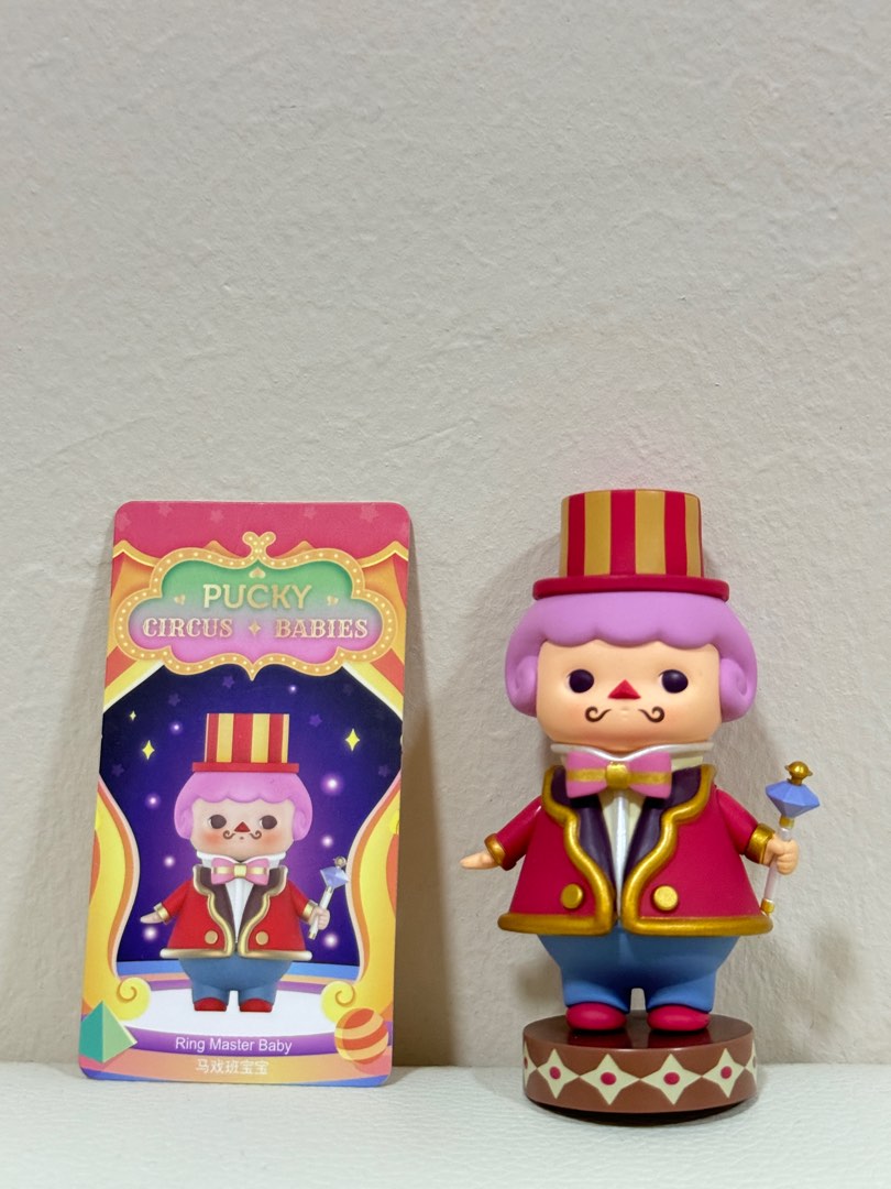 Popmart Pucky Circus Babies -Ring Master Baby, Hobbies & Toys, Toys ...