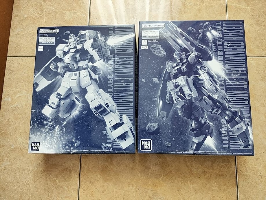 PREMIUM BANDAI MG 1/100 GUNDAM TR-1 HAZEL CUSTOM + ADVANCED HAZEL ...