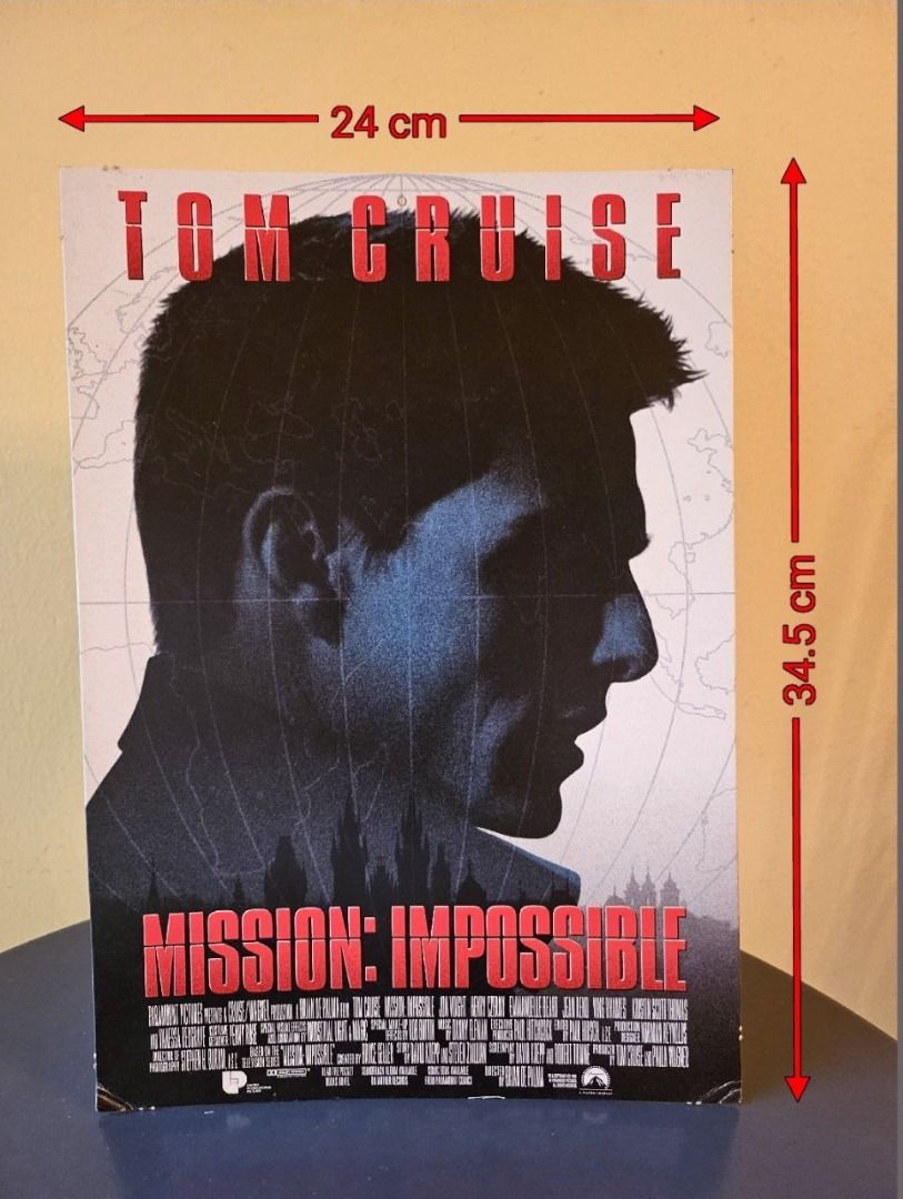 RARE ORIGINAL TOM CRUISE MISSION: IMPOSSIBLE (1996) PROMOTIONAL COUNTER ...