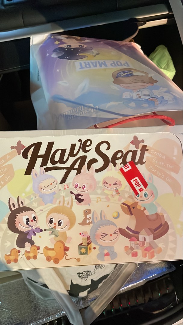 Ready stock Labubu V2 Have a Seat whole set, Hobbies & Toys, Toys ...