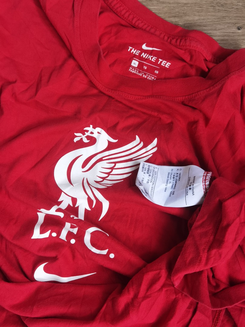 Red Liverpool Nike YNWA Anfield, Men's Fashion, Tops & Sets, Tshirts ...