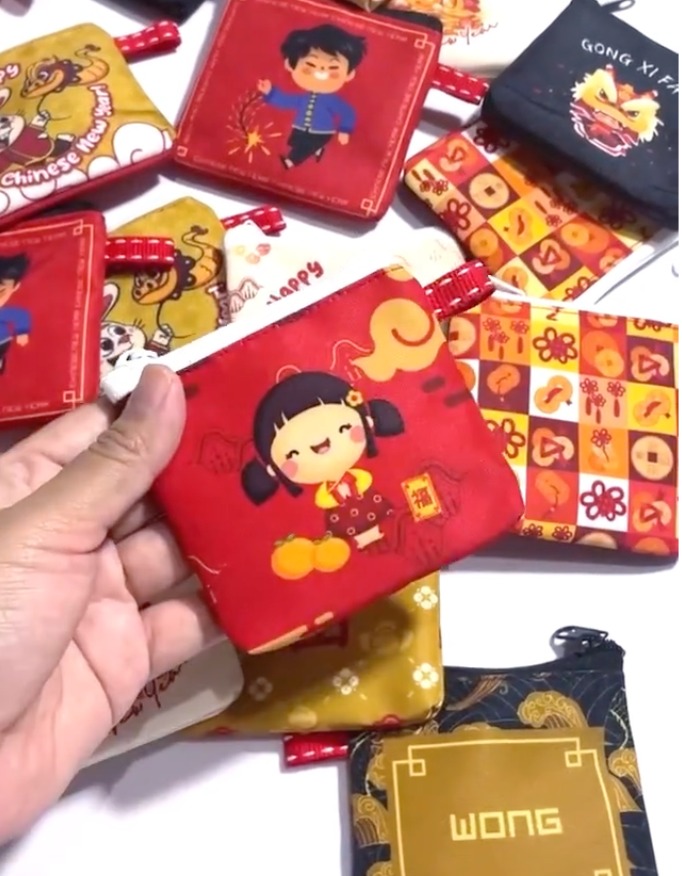 RED PACKET RED WALLET RED ENVELOPE MONEY POUCH MONEY PACKET ANGBAO HONG ...
