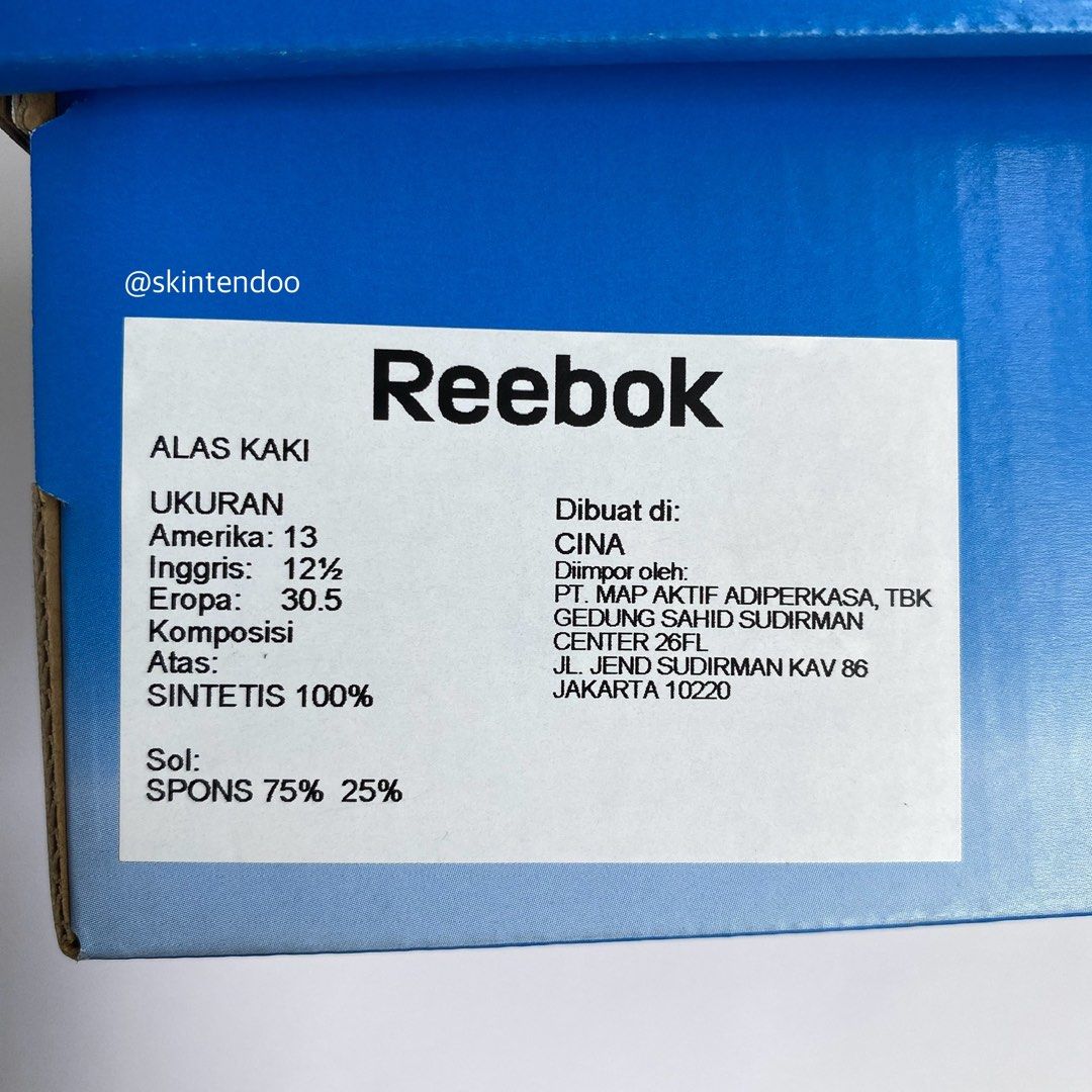 RESMI PT MAP Reebok Hot Wheels Kids Classic Leather Step N Flash ...