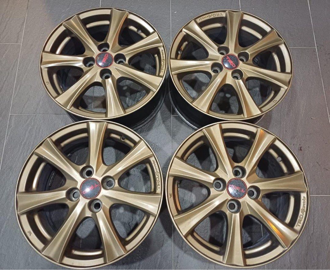 Rim 15 original toyota enkei vios trd spec 4x100pcd 6jj et45 sesuai utk ...