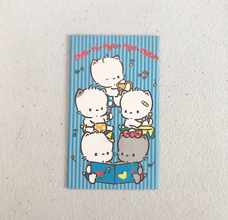 Sanrio nya.ni.nyu.nye.nyon Mini Money Envelopes, Hobbies & Toys ...
