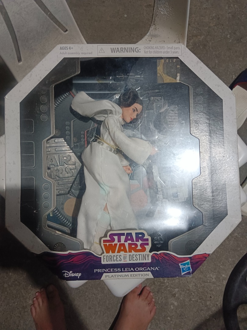 SEALED Princess Leia Organa/R2D2 Star Wars Forces of Destiny Platinum ...